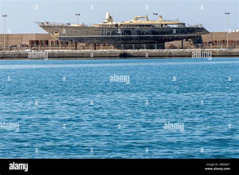 Bayesian At The Dock Of The Port Of Termini Imerese The 56 Meter Long