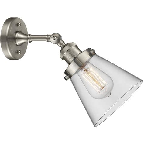 Innovations Lighting 203 Sn G62 Franklin Restoration Small Cone Wall