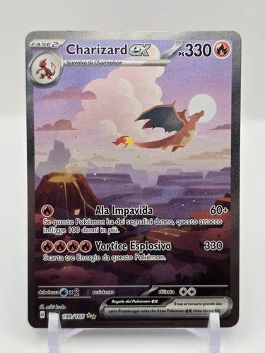 Charizard Ex 199 165 Sv 151 Special Illustration Rare Full Art Holo