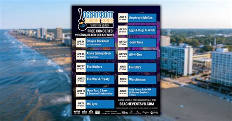 Free Oceanfront Concerts The Wailers Mc Lyte Alana Springsteen Set