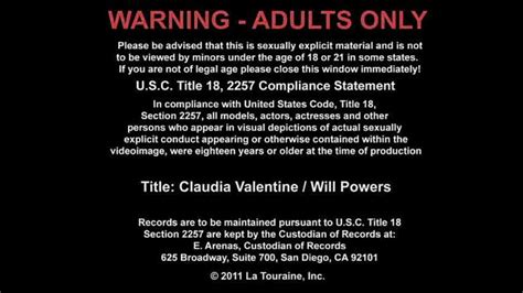 10 Claudia Valentine Mfst April 11 2011 Best Xxx Tube