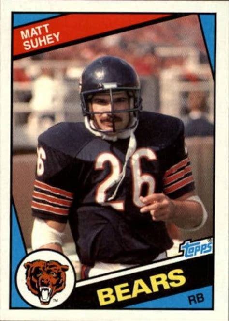 Matt Suhey Super Bowl Winning Bears Fullback And Walter Paytons Right