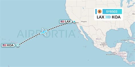 Sy8503 Flight Status Sun Country Airlines Los Angeles To Kailua Kona
