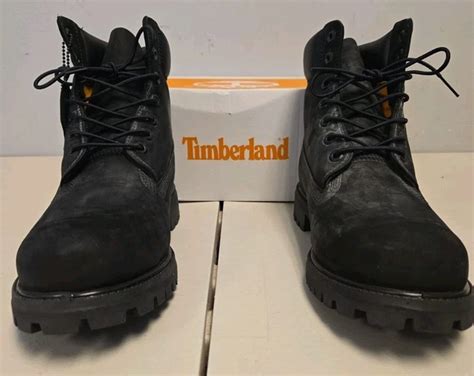 TIMBERLAND MEN S 6 Inch Premium Waterproof Boot BLACK Size 9 5 44 16