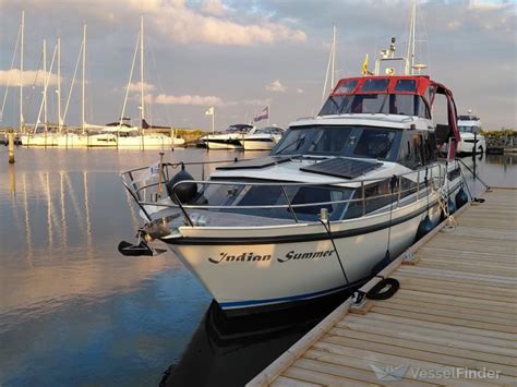 Indian Summer Pleasure Craft Details And Current Position Mmsi
