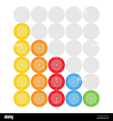 Game Rank Icons Level Stock Vector Images Alamy