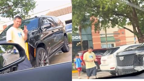 Lionel Messi Spotted Outside Florida Store Without Security