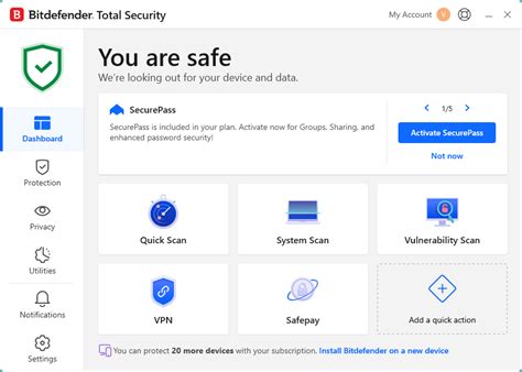 Test Bitdefender Total Security 270 Für Windows 10 251105 Av Test