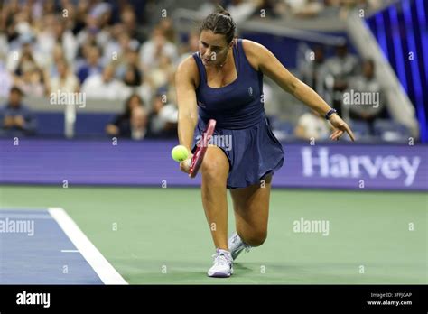 Emma Navarro Of The United States Hits A Return To Jessica Pegula Of