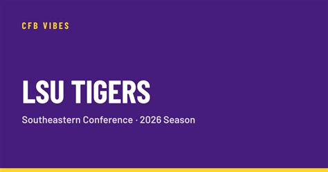 Lsu Football Schedule Scores Roster And Odds