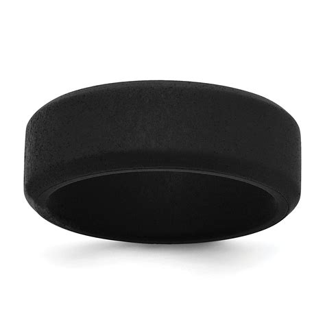 Sophia Jewelers Wedding Band In Black Silicone 8mm Size 12