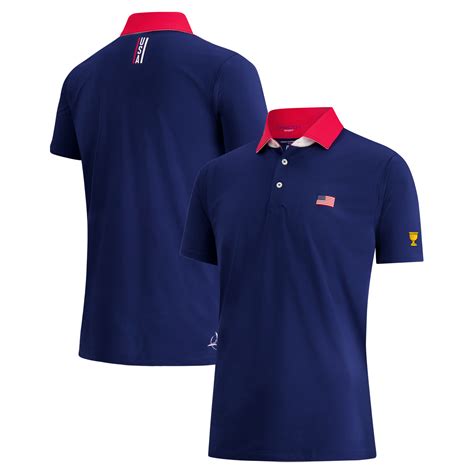 Mens B Draddy Navy Team Usa 2026 Presidents Cup Cb Polo