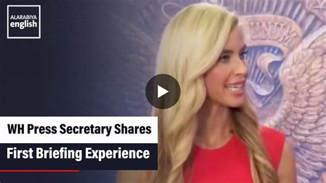 Al Arabiya English On X White House Press Secretary Katie Zacharia