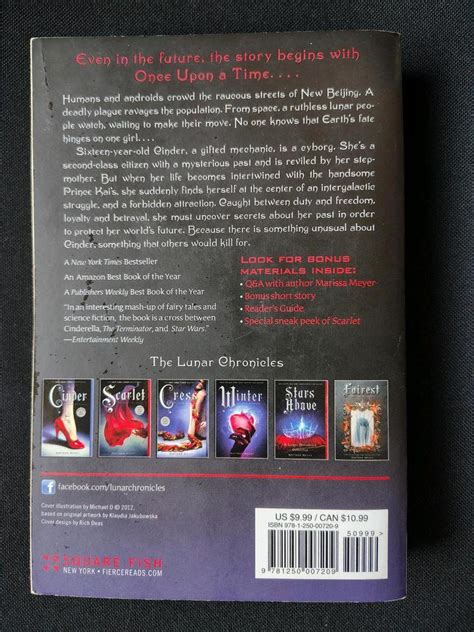 Cinder The Lunar Chronicles English Book Buch Jugendroman In Baden Württemberg Bad Schönborn