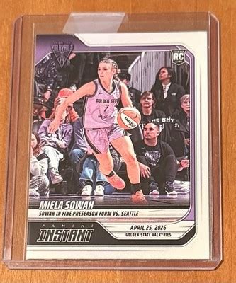 2026 Panini Instant Wnba 11 Miela Sowah Print Run 267 Ebay