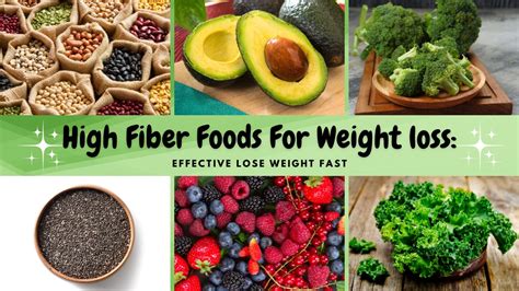 High Fiber Foods For Weight Loss Effective Lose Weight Fast