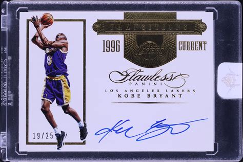 Kobe Bryant Flawless TR KB Transitions Price Guide Sports Card Investor