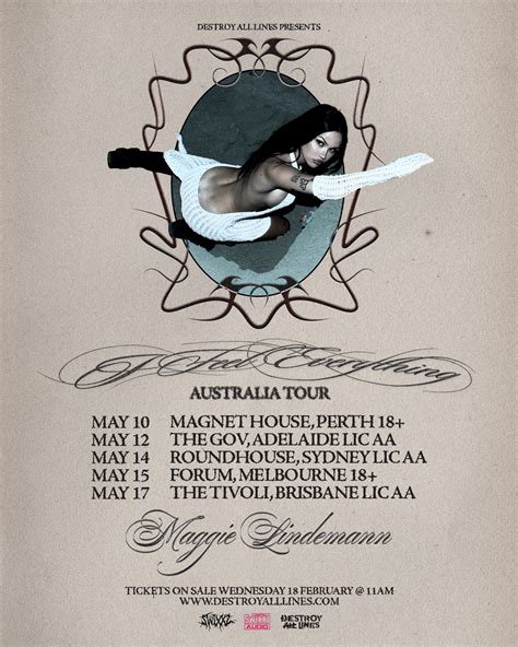 Maggie Lindemann Australian Tour 2026
