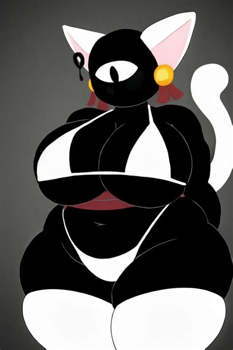 Rule 34 1girls Ai Generated Bells Black Body Cat Ears Cat Tail