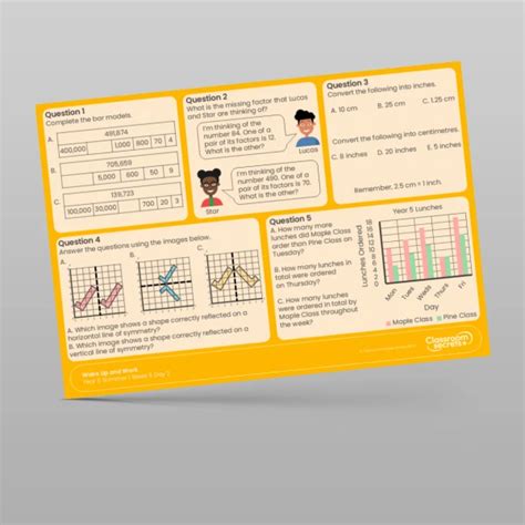 Year 5 Summer 1 Week 5 Wake Up And Work Resource Classroom Secrets