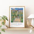 Claude Monet Poster The Artists Garden At Vetheuil 1881 Posters Wall