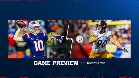 Game Preview Patriots Vs Steelers Nfl Week 2