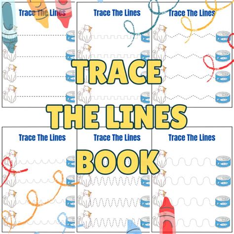 Purr Fect Lines Cat Themed Pre Writing Trace Connect Pages