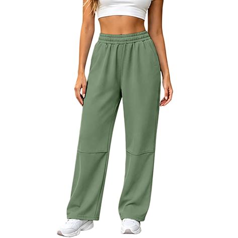 Hurxie Barrel Sweatpants Women Wide Leg Baggy Lounge Casual Pants Fall