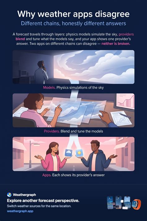 Why Weather Forecasts Disagree