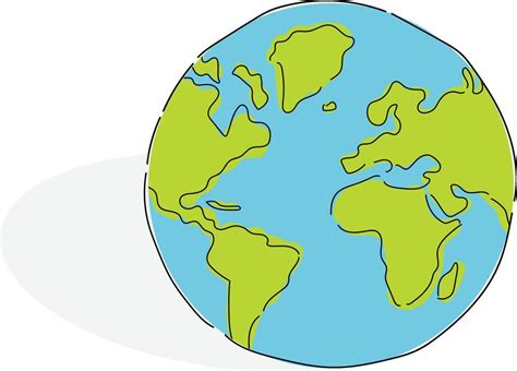 Planet Earth Drawing Vector Art Icons And Graphics For Free Download