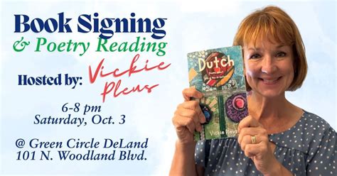 Book Signingpoetry Reading With Vickie Pleus