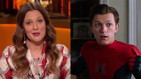 Aw Drew Barrymore Shares Throwback Photos Of Tom Holland And Pens