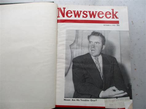 Newsweek Magazine Bound Volume October To December 1952 1858292233