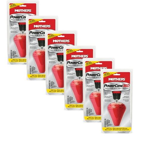 Mothers 05146 Powercone 360 Metal And Aluminum Buffing Plastic Polisher