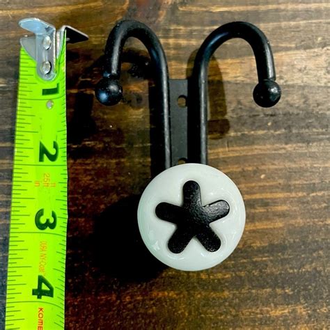 Wall Decor Accent Hook Black And White Poshmark