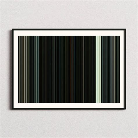 Harry Potter And The Deathly Hallows Part 2 Movie Barcode Poster