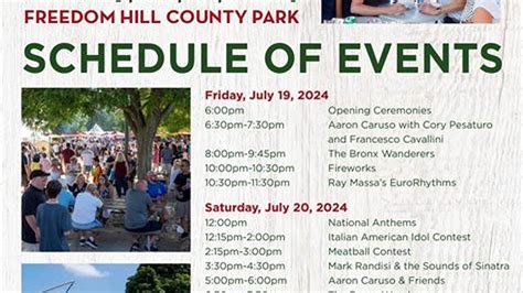 Festa Italiana Milwaukee 2025 Schedule Fatima E Carter