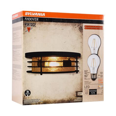 Sylvania Indoor Ceiling Light Fixture Kit Antique Incl Light Bulbs