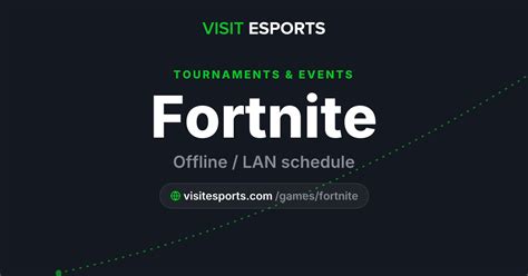Fortnite Tournaments And Events — Schedule Visit Esports