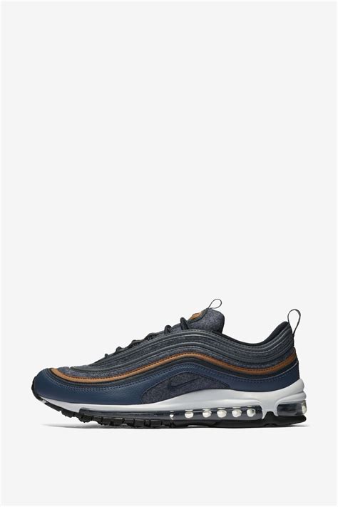 Date De Sortie De La Nike Air Max 97 Premium Thunder Blue And Dark Obsidian Nike Snkrs