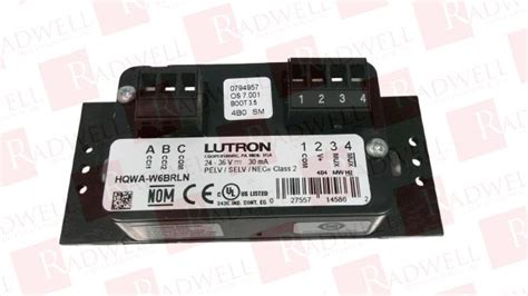 Hqwd W6brl Wh Wall Switch Por Lutron