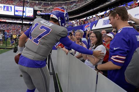 Josh Allen Wears Bills New Uniforms In Debut Of Highmark Stadium