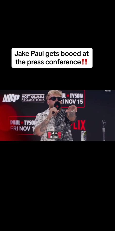 Mike Tyson Vs Jake Paul Press Conference Kick Off‼️ Boxing Sports E