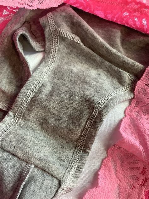 Victorias Secret Pink Womens Cheeky Panties Gray Pink Fuchsia Lace