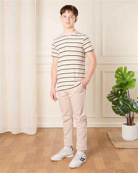 Buy Senior Boys Beige Pull On Table Joggers 132836483 In Saudi Arabia