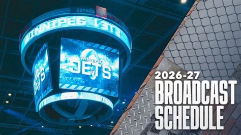 Winnipeg Jets Release 2026 27 Broadcast Schedule Chrisdca