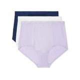 Warners Blissful Benefits Tummy Smoothing Microfiber Brief 3 Pack For