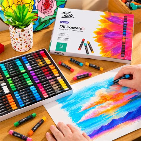 Mont Marte Oil Pastels 72pc Ahbab Art Store