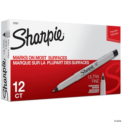 Sharpie Ultra Fine Point Permanent Marker Black Box Of 12 Oriental