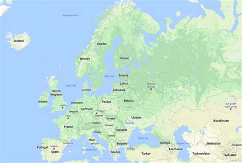 List Of Capitals In Europe European Countries And Capitals